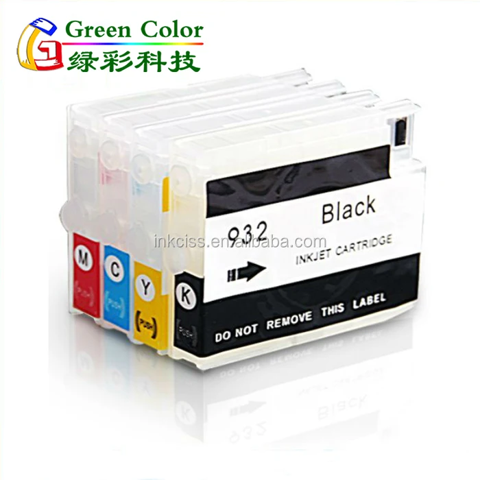 Refillable Ink Cartridge Suit For Hp 932 933 For Officejet 6100 7610 ...