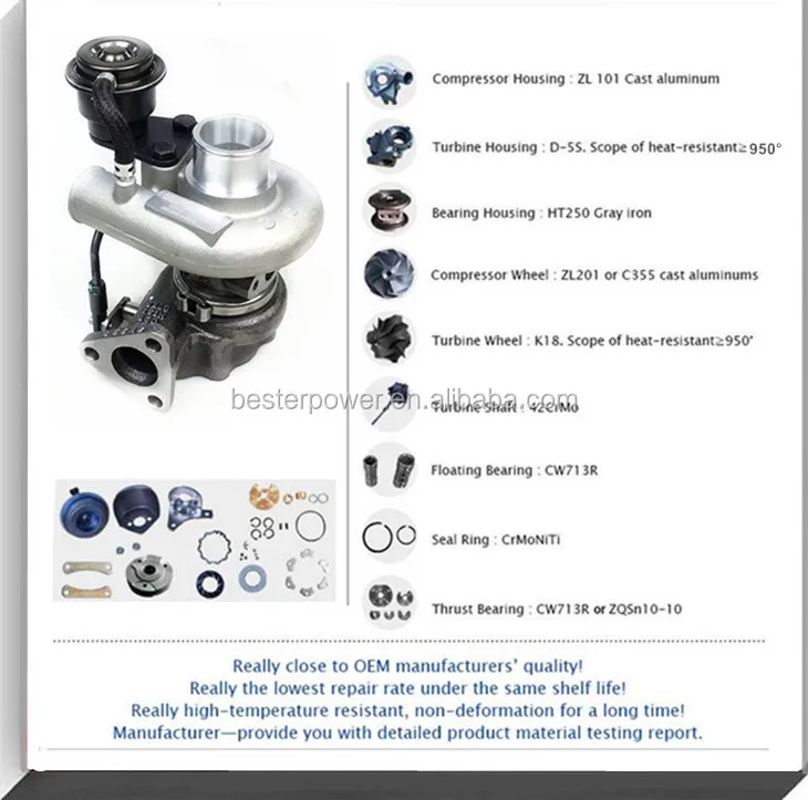 Turbocharger SE652CJ for Perkins Engines - Reliable Performance