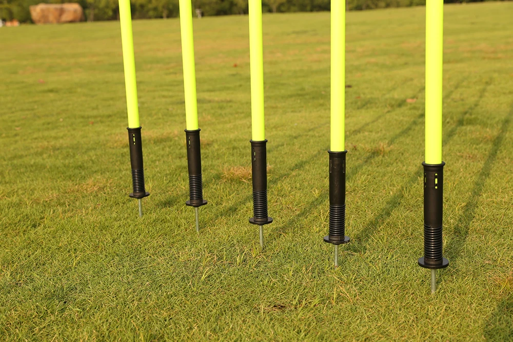 Slalom Pole with Rubber Base - Fun Training & Racing Tool