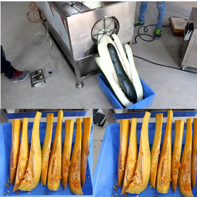 Stainless Steel Efficiency Squash Pumpkin Separating Machine