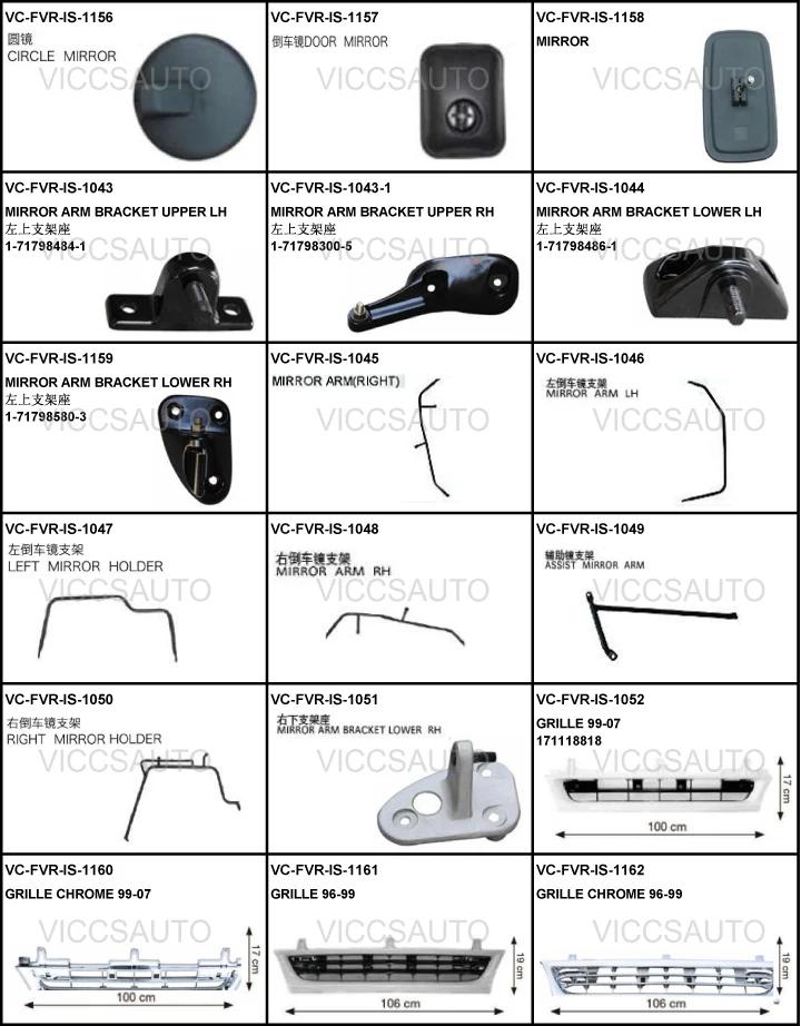 Oem For Isuzu Fvz-ftr- Fvr-fvm-fvd/frr- Fsr/ftr/fts 96'-07' Auto Car ...