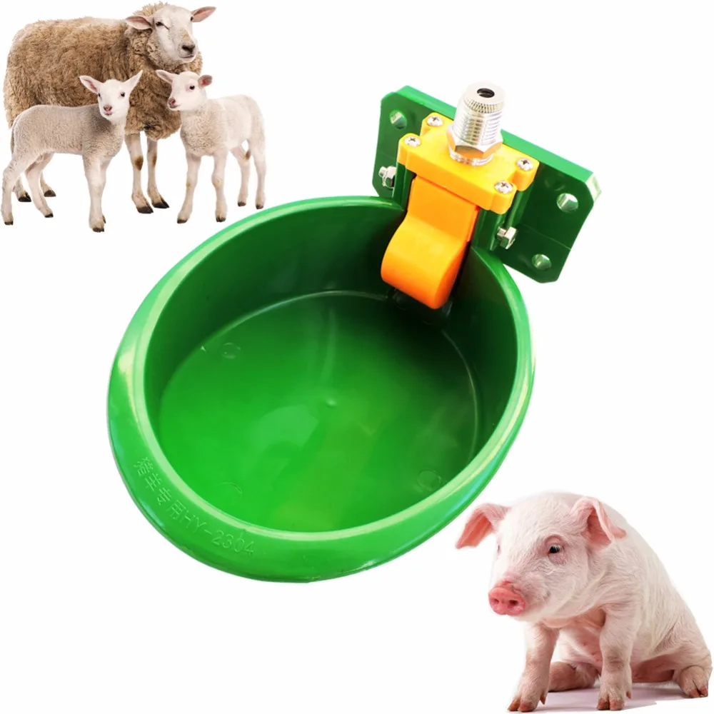 Pig Hog Sheep Goat Water Bowl Green Plastic Water Bowl For Pig Sheep ...