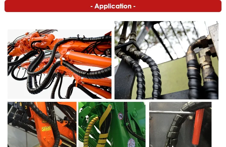 Wrap Cover Spiral Guard For Hydraulic Hose Protector - Buy Hose ...