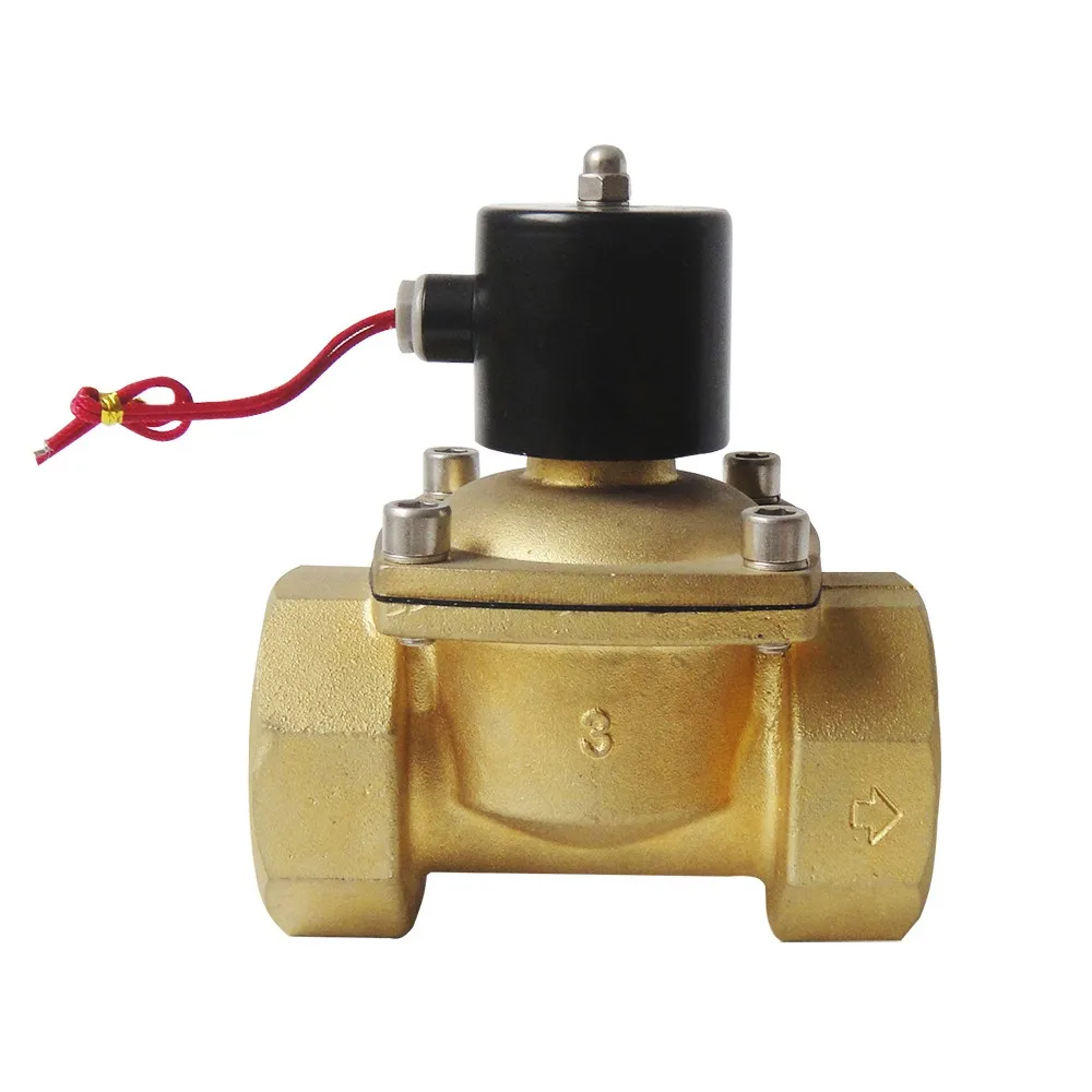 Brass Material Big Port Size Air Water 3 Inch Solenoid Valve - Buy 3 ...