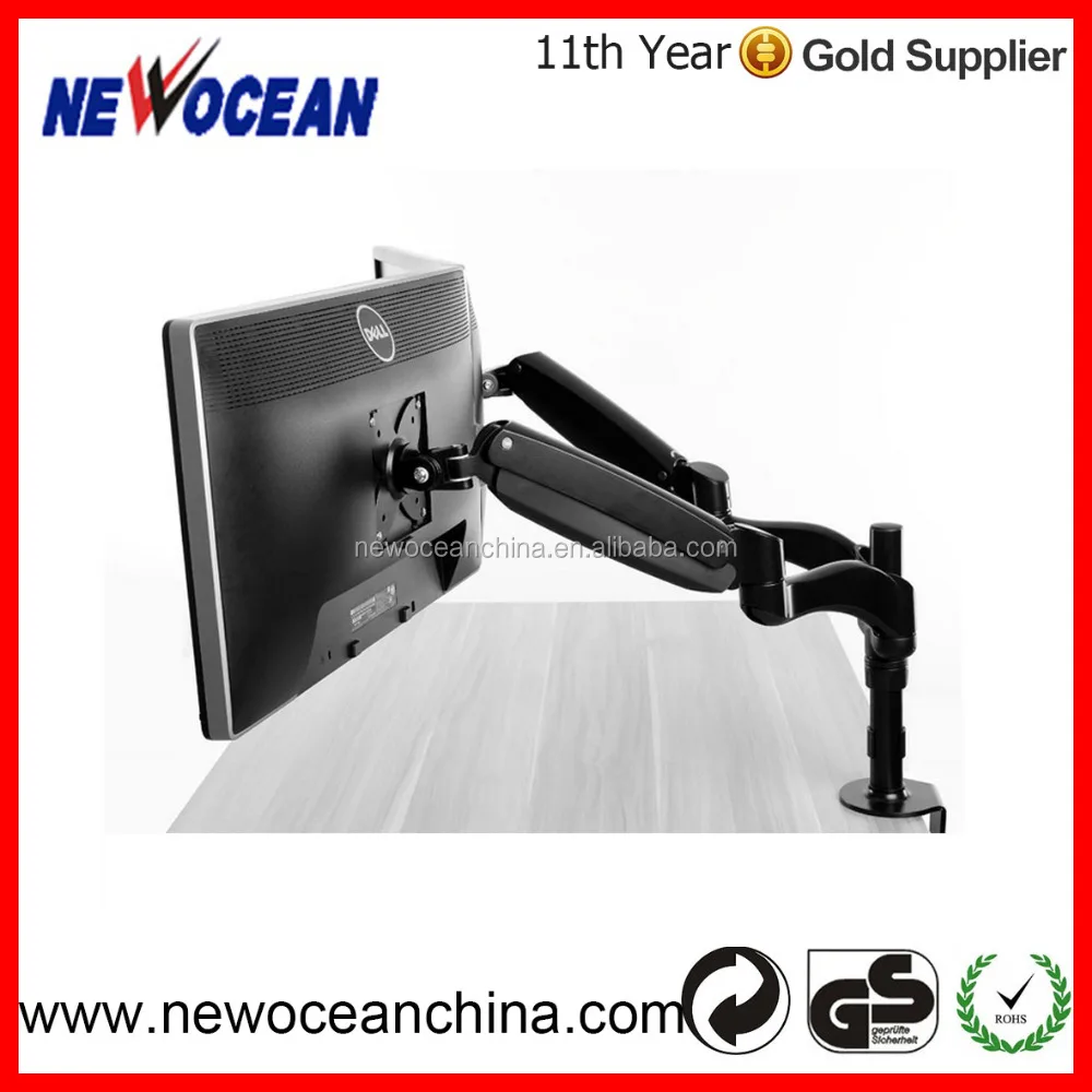 2016 New Ergonomic Steel Dual Lcd Vesa Monitor Stand Screen Desk Mount ...