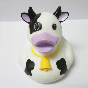 Custom Cow Rubber Pvc Bath Duck Toys,Funny Cow Soft Pvc Ducks - Buy Cow ...