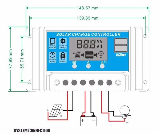 Manual Pwm Dc 12v 24v Adjustable Parameter Lcd Display Current Pwm ...