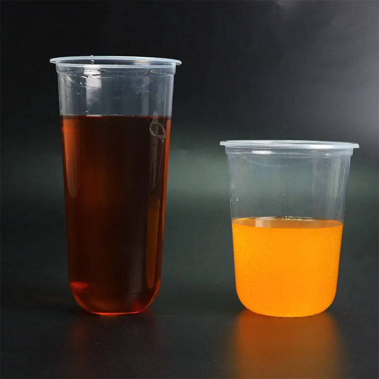 New Product 12oz 16oz 24oz U Shape Cold Drinks Round Bottom Cup - Buy ...