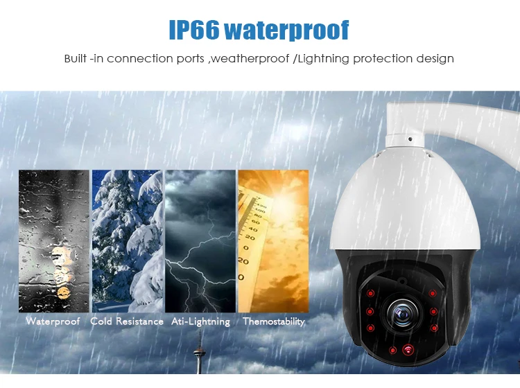 18x Zoom 1080p Outdoor Waterproof 1080p Night Vision 150m Ptz Ip Camera ...