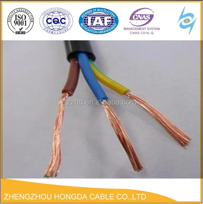 3*2.5mm2 Stranded Annealed Copper Conductor + Pvc Insulated Electric ...
