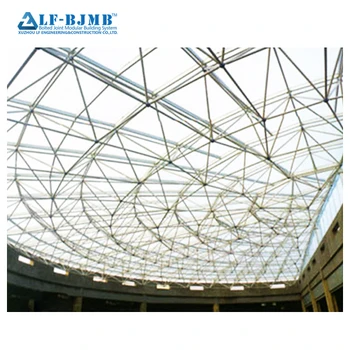 40m Diameter Steel Frame Dome Roof Truss - Buy Dome Roof Truss,Geodesic ...
