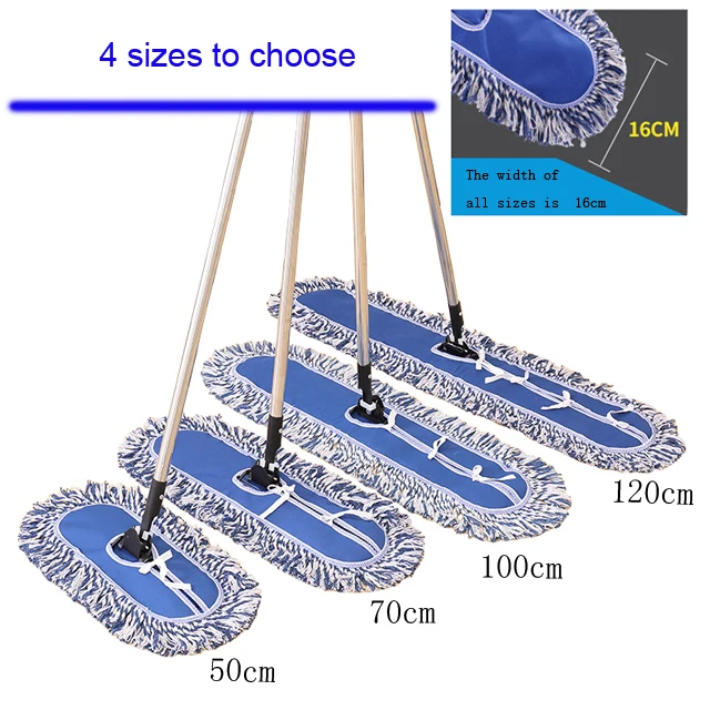 Modern Design Stainless Steel Pole Flat Cleaning Mop Rectangle Shape ...