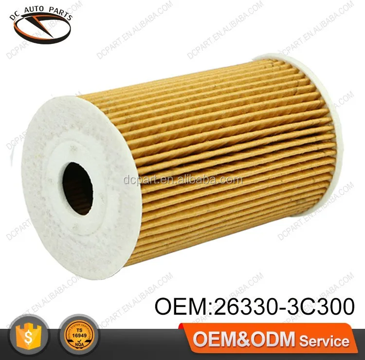 Auto Parts Car Oil Filter For Kia Korean Cars Oem 26330-3c300 ...