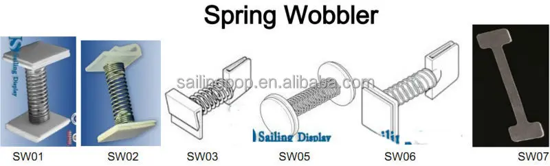 Adhesive Shelf Spring Wobbler - Buy Spring Wobbler,Spring Wobbler ...