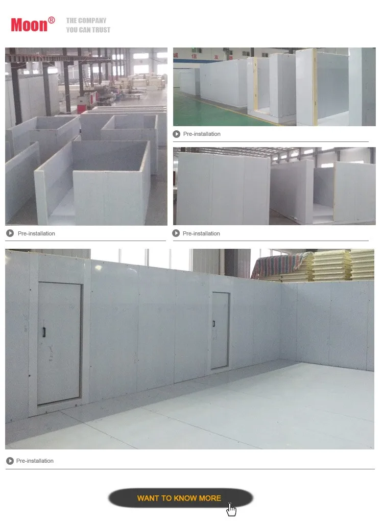 Moon Cam Lock Polyurethane Sandwich Cold Room Sandwich Panel Roof Panel ...