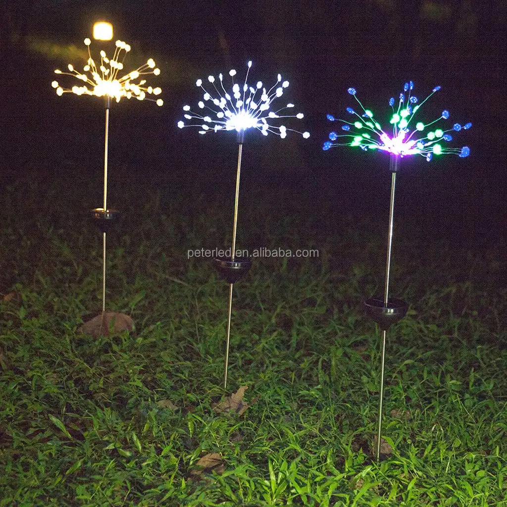 Outdoor Led Fireworks Lights 8 Modes 90led Starburst Lights Garden ...