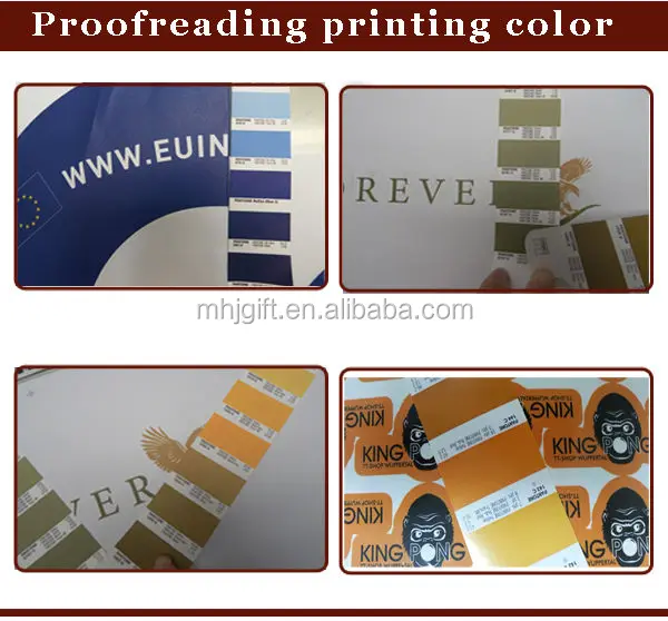 Two Side Printing Advertising Brand Paper Hand Fan