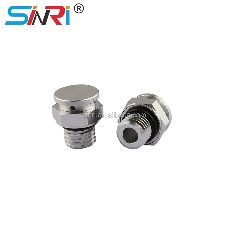 SINRI M12 Aluminum IP67 Waterproof Pressure Release Vent Valve ODM