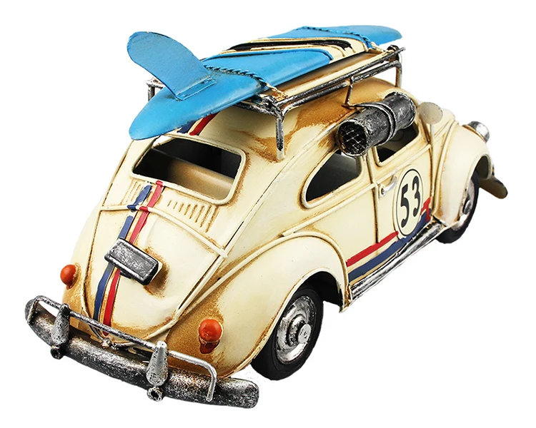 Vintage Metal Car Model Toys For Children With Photo Frame Miniature ...