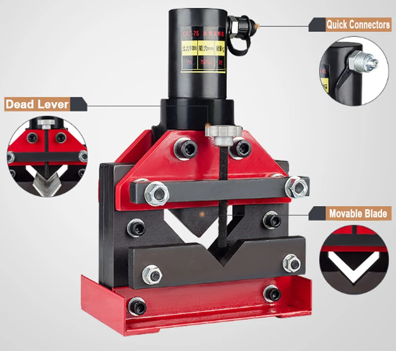 CAC-75 Hydraulic Cutting Tool Busbar Cut Angle Steel Cutters| Alibaba.com