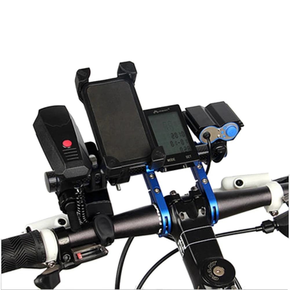 Bicycle Double Pole Extension Frame Mountain Bike Universal Handlebar ...