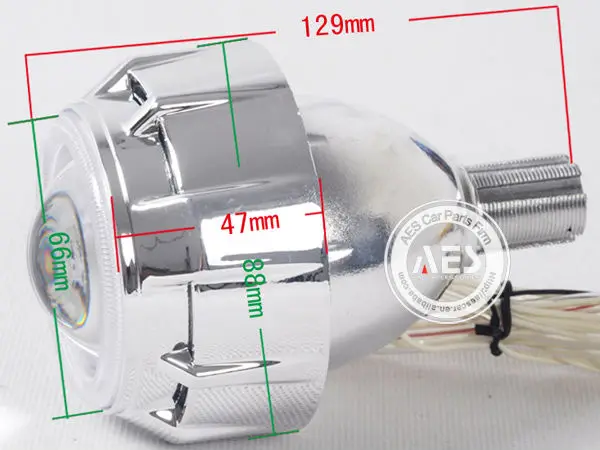 Newest Products Hid Motorcycle Kit Projector Headlight With Double Halo ...