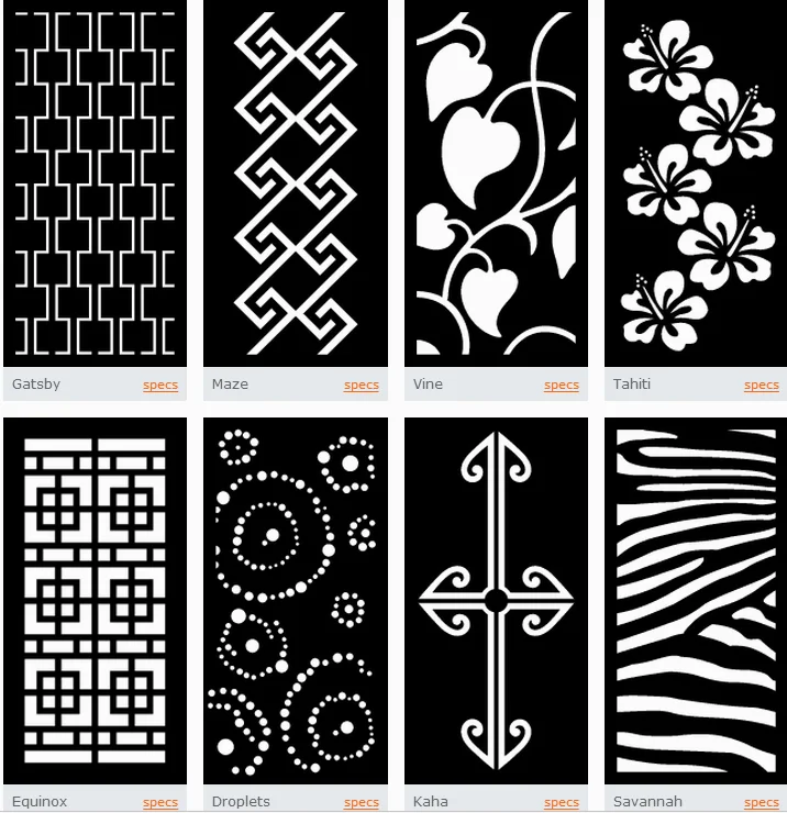 Decorative Aluminum Laser Cut Steel Panels Grill for Curtain Walls ...