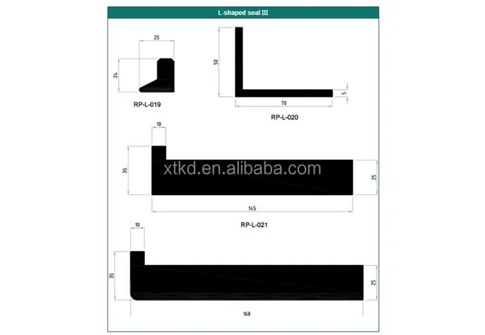 L Shape Rubber Strips Rubber Extruded L Section Seal - Buy L Section ...