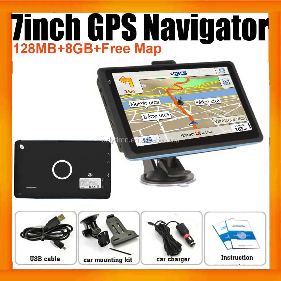 China Best Quality 7inch Gps Navigation System With 8gb And Free Map ...