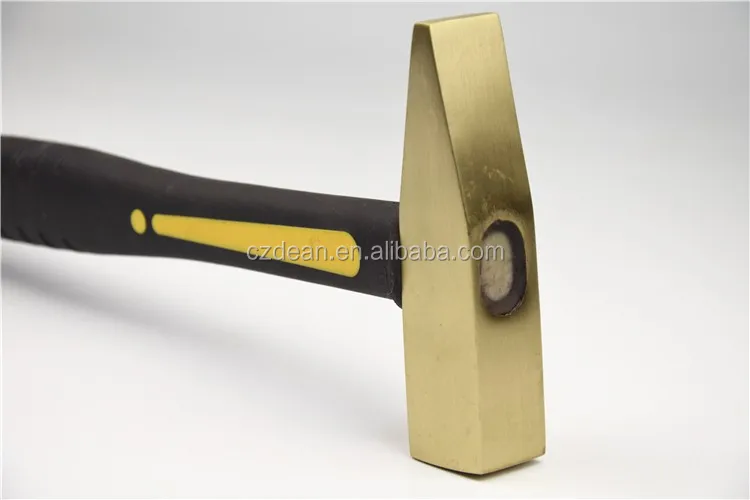 Brass Cross Pein Hammer Non Sparking Engineer Hammer 150g 270g,300g ...