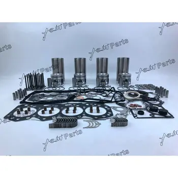 4jj1 Rebuild Kit With Valves Engine Bearings Cylinder Liner Full Gasket ...