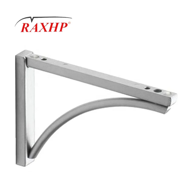 Custom Corner Gusset Stainless Steel Standoff Curved Shelf Bracket For ...