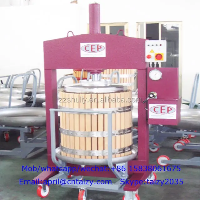 Hydraulic Grape Press Machine Diameter 800mm High Quality Wine Press ...