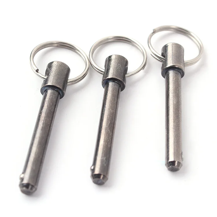 Stainless Steel Ball Lock Quick Release Pin - 4mm