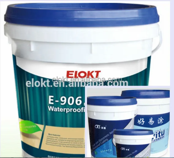 High Polymer Elastomeric Single Component Waterproofing Coating - Buy ...