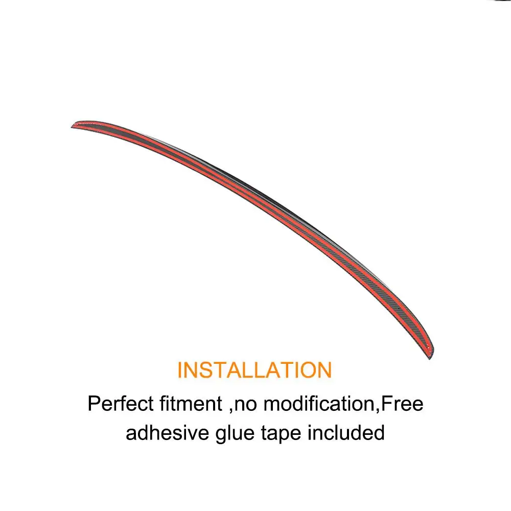 5 Series Carbon Fiber Rear Trunk Spoiler Wing For Bmw G30 530i 540i ...