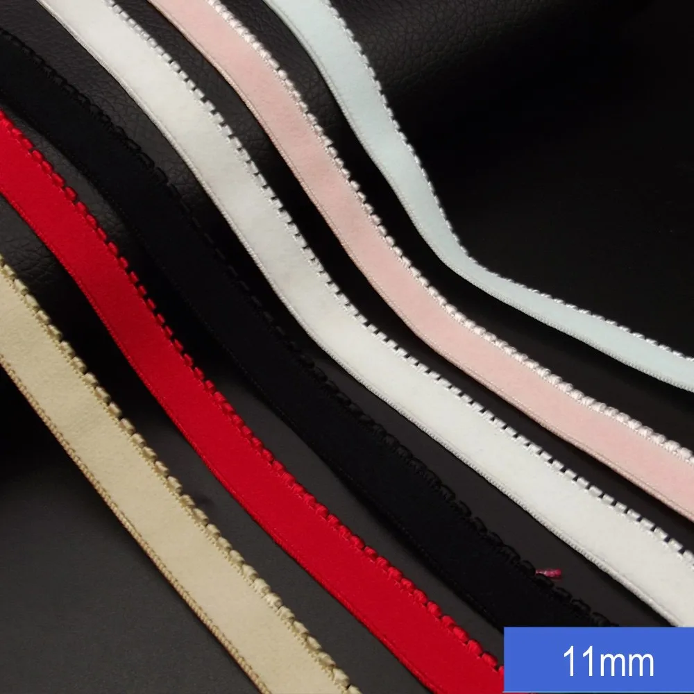 11mm High Elasticity Nylon Facing Picot Elastic Band For Bra - Buy ...