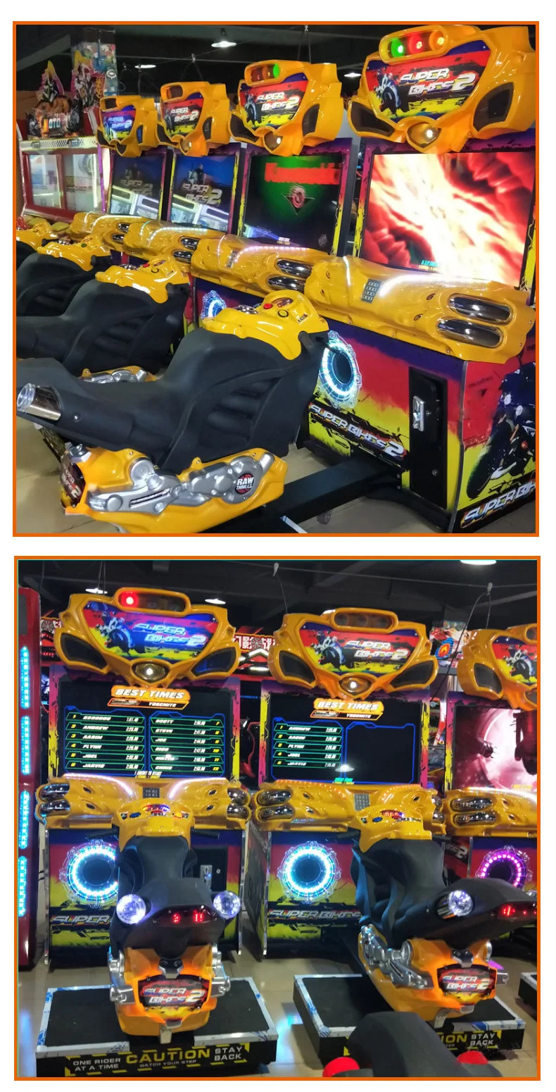 Hotselling Coin Operated Super Bike 2 FF Motor Arcade Game