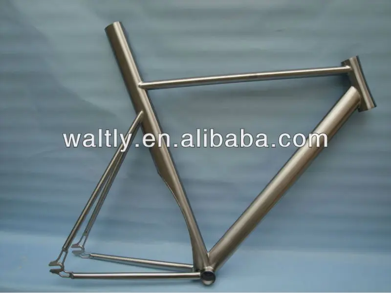 Waltly Single Speed Road Bike Frame - Titanium & Fixed Gear