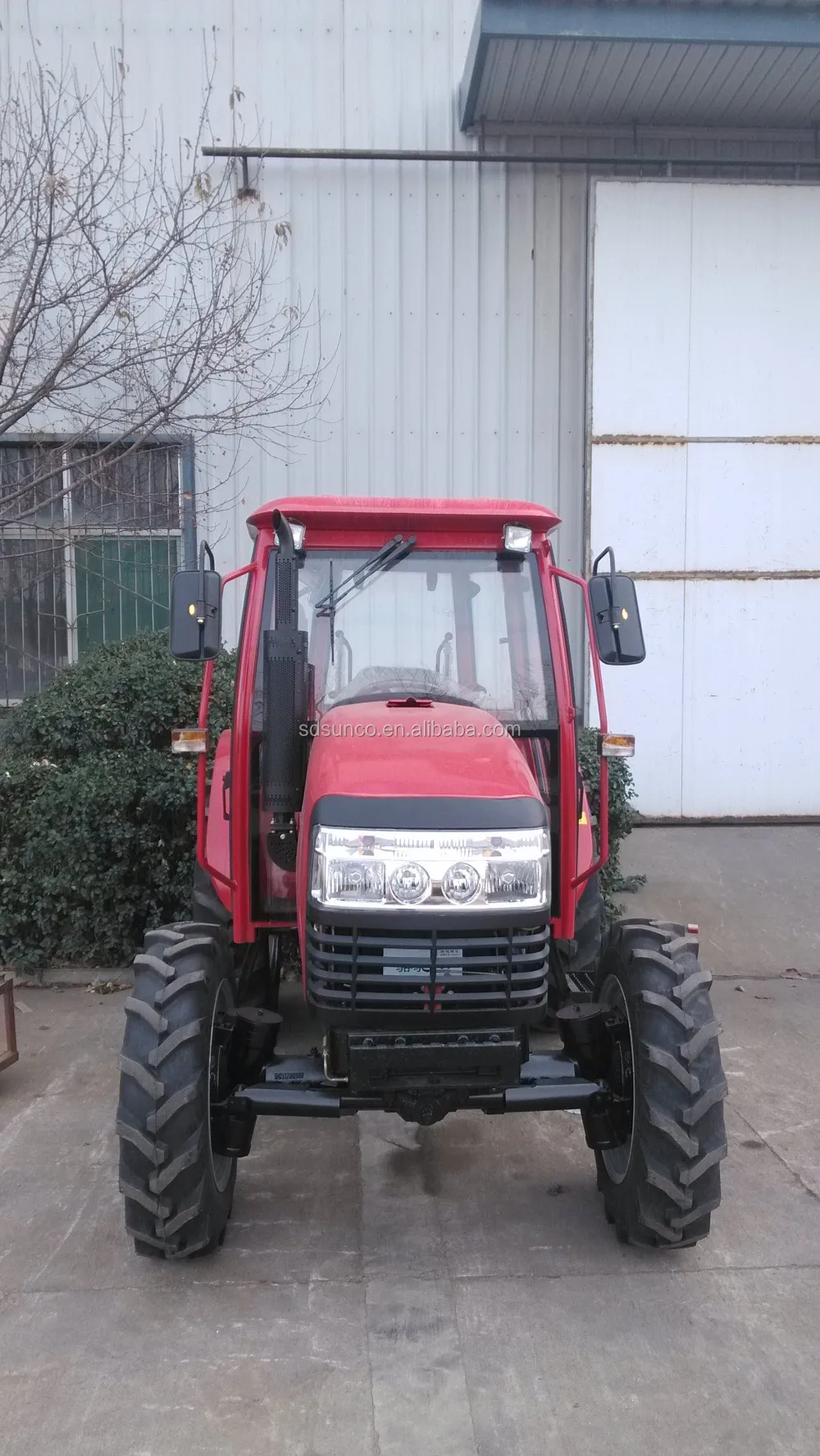 4 Wheel Drive 40 Hp Compact Tractor With Front End Loader And Backhoe ...