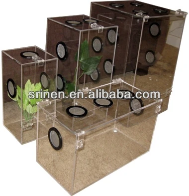 Clear Acrylic Animal Display Case Acrylic Cages - Buy Acrylic Animal ...