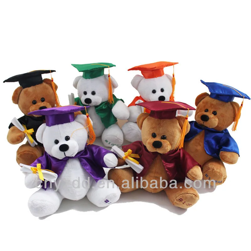 China Toy Factory Custom Soft Graduation Teddy Bear Plush Stuffed Toys ...