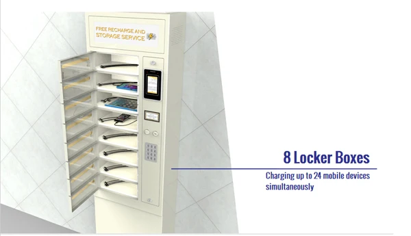 2015 High Security Facial Recognition Locking Charger Station,Mobile ...