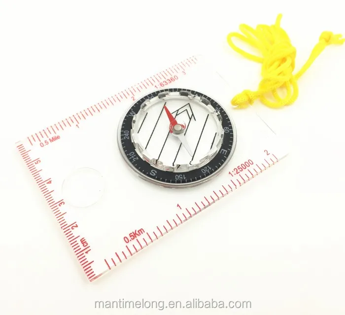 Tape Measure Compass Map Compass Transparent Plate Positioned Ultra Low ...