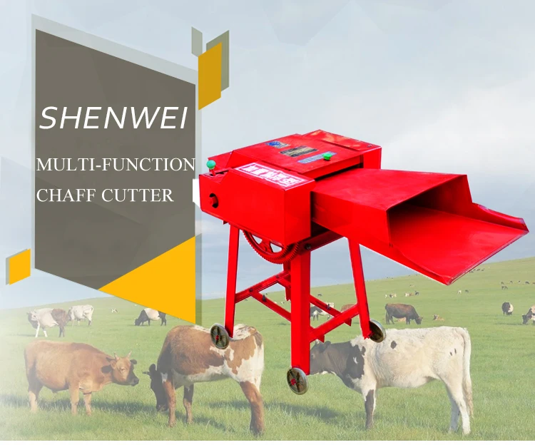 Chaff Cutter Machine Farm Grass Shredder for Sale - 1.2ton/h