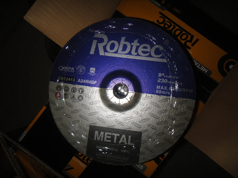 Robtec 9 Inch 230*6.4*22.2mm High Efficient Metal Cutting Wheel ...