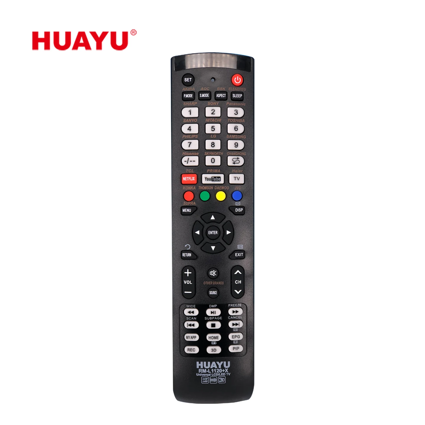 Rm L1120 X Huayu Universal Lcd Led Tv Remote Control Buy Huayu Remote