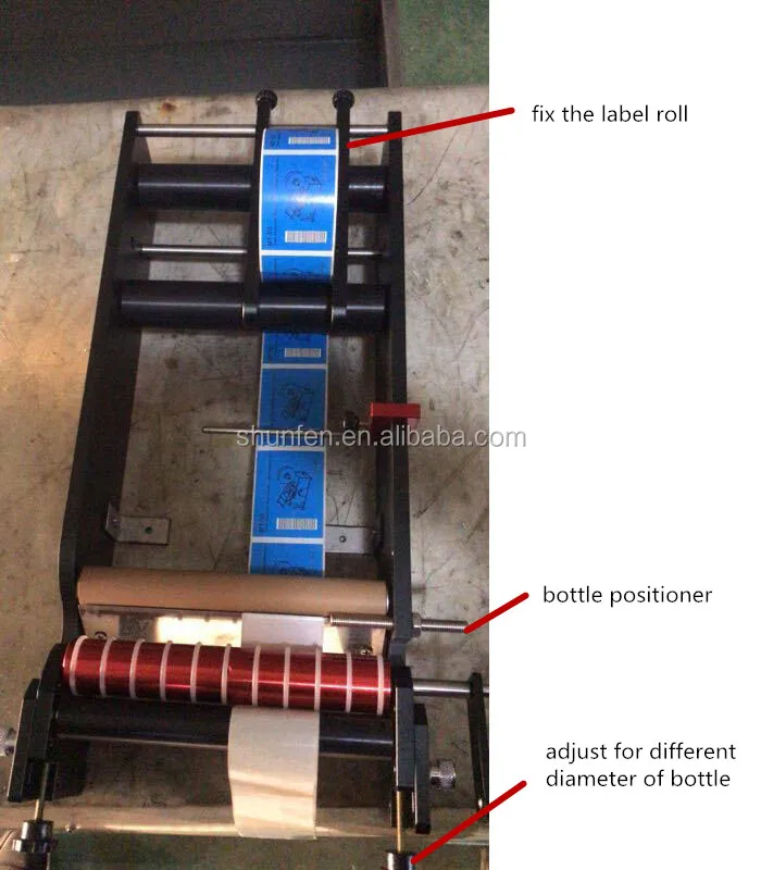 Manual Round Bottle Labeling Machine - Easy & Efficient
