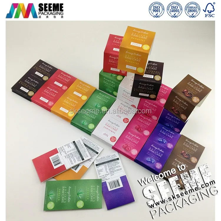 Custom Printed Paper Packaging Box Sleeves For Cake And Chocolate - Buy ...