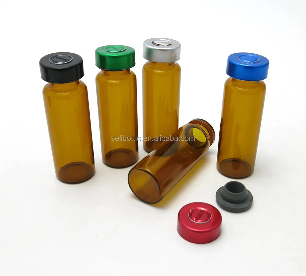 15ml Amber Injection Glass Vial With Flip Off Cap&tear Off Cap,15cc ...